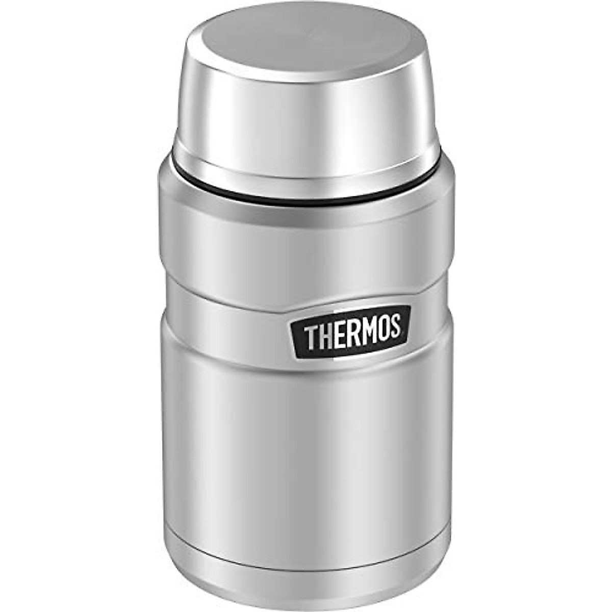 Thermos Stainless King 40 Ounce Beverage Bottle, Stainless Steel & Stainless King 24 Ounce Food Jar, Stainless Steel