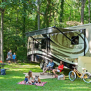 Solera Universal Slide-Topper Replacement Cut-to-Fit Fabric for 5th Wheel RVs, Travel Trailers, Motorhomes, 50' x 48" roll, White - 432252