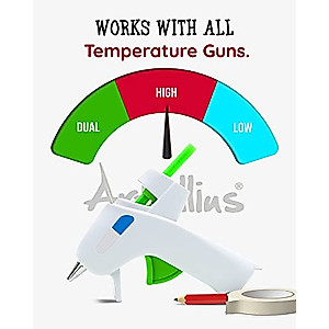 200 Pack Color Hot Glue Sticks. Variety Colored Glue Gun Sticks. Hot Melt Adhesive Mini Glue Sticks for DIY Art Craft Repair Bonding Bulk Gold Black Yellow Pink Red Purple