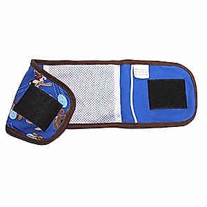 FunnyDogClothes Pack - 6pcs Dog Puppy Diapers Male Boy Belly Band Wrap Reusable Washable for Small Dog Breeds (Pack of 6 Colors, M: Waist 11" - 13")