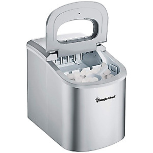 Magic Chef MCIM22SV 27Lb-Capacity Portable Ice Maker