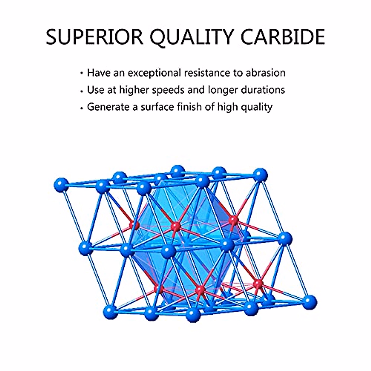 SpeTool Extra Long Spiral Router Bit Down Cut 1/8 inch Cutting Diameter, 1/4 inch Shank 3 inch OVL HRC55 Solid Carbide End Mill for Wood Cut Carving Engrave