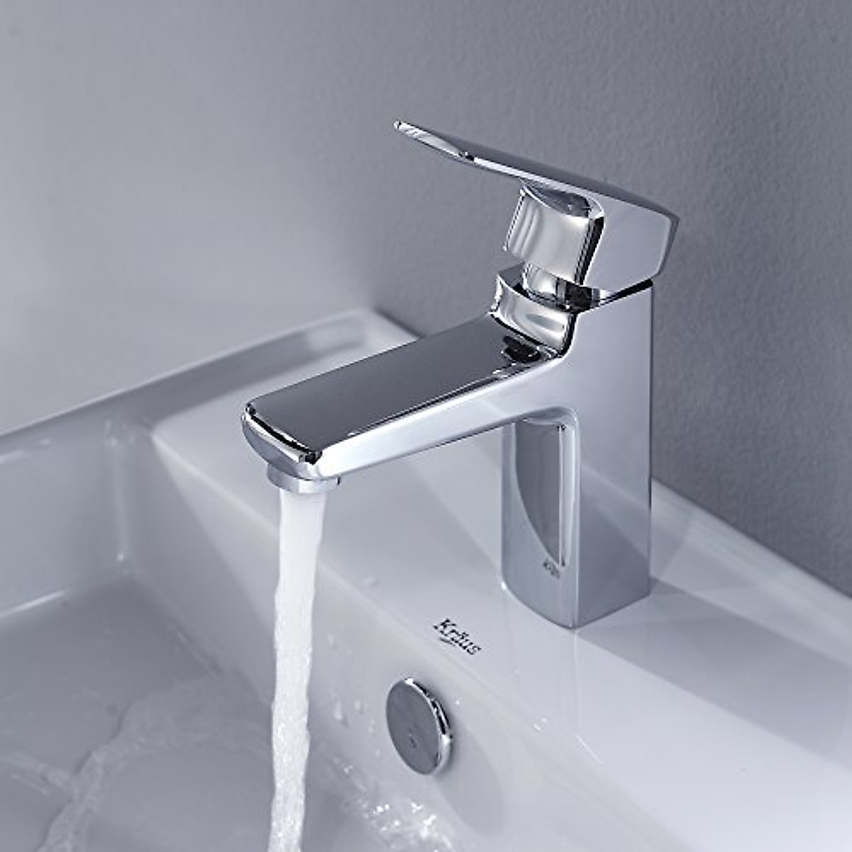 Kraus KEF-15501CH Virtus Single Lever Basin Faucet, Chrome