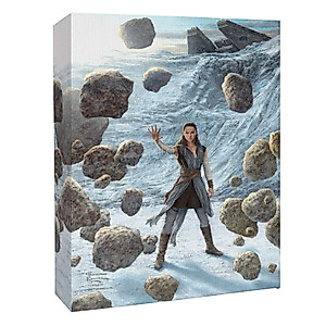 Thomas Kinkade Studios Star Wars Rey of Hope 14 x 10 Gallery Wrapped Canvas