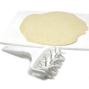 Norpro Docker for Pizza Crust or Pastry Dough, White