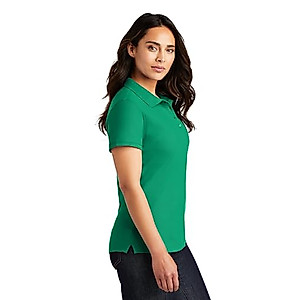 Port Authority Ladies Core Classic Pique Polo, Bright Kelly Green, XX-Large