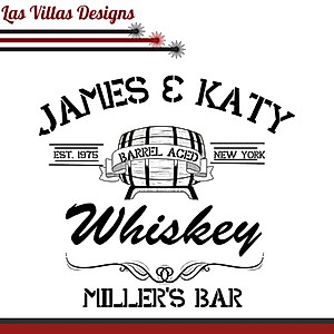 Personalized American Oak Barrel - Fully Customizable | Age your own beverage | Spirit Aging Barrel | Age you Wine, Whiskey, Beer, Tequila, Bourbon, Rum and more (1 Liter)