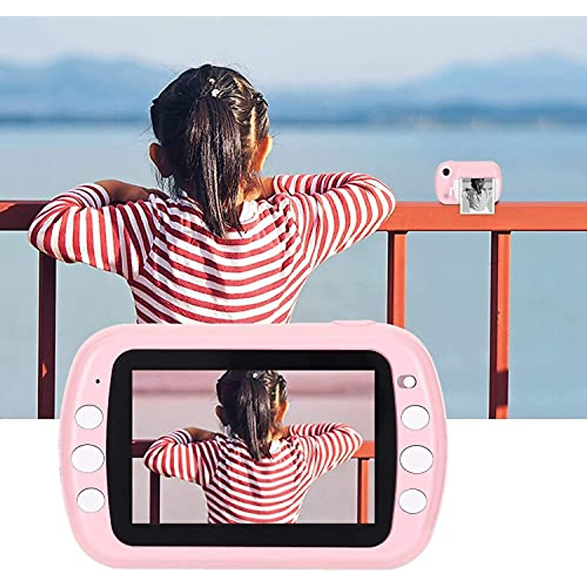 ETATOI Kids Digital Camera - 12MP Children's Selfie Camera Inches Large Screen for Boys and Girls,1080P Rechargeable Electronic Camera