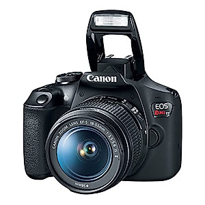 Canon EOS Rebel T7 DSLR Camera w/EF-S 18-55mm f/3.5-5.6 is II Lens + 2X 64GB Memory + Case + Filters + Tripod + More (35pc Bundle)