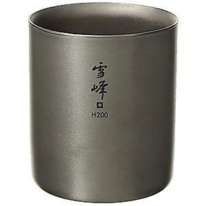 Snow Peak Seppou Stacking Mug H200 Titanium One Size