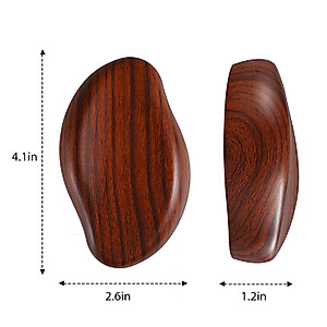 Crystal Hair Eraser,Reusable Crystal Hair Remover Magic Painless Exfoliation Hair Removal Tool, Magic Hair Eraser for Back Arms Legs Fast & Easy Crystal Hair Eraser for Women and Men（Brown）