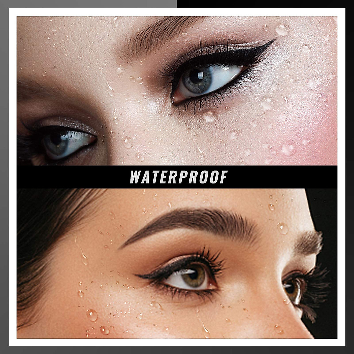 Erinde 12PCS Black Eyeliner Pencil Set, Soft Black Eye Liner Eyebrow pencil Waterproof Natural Matte Hypoallergenic Eyeliners Makeup Pencils, Easy to Color, Long Lasting, Halloween Makeup for Women