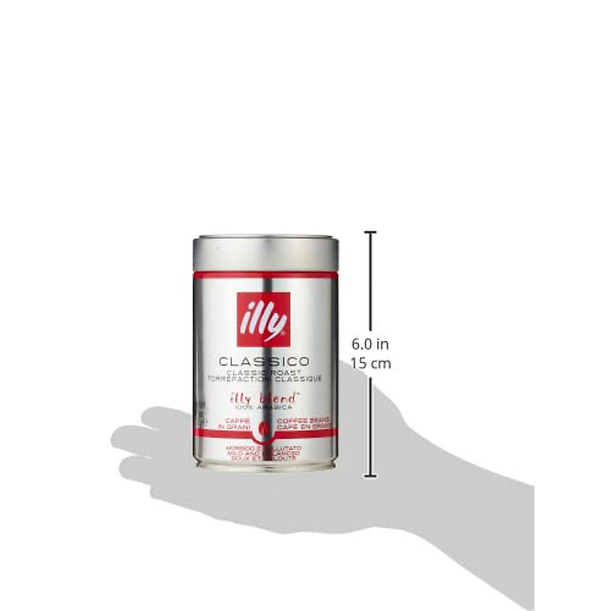 Illy Caffe Coffee Whоlе Bеan - Mеdium Rоast - 8Ðžz - Casе Ðžf 6 - Bulk Buy, 8.8 Ounce (Pack of 6)