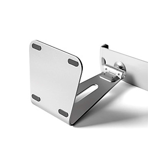 Viozon iPad Pro Stand, Tablet Stands 360° Rotatable Aluminum Alloy Desktop Mount Stand Compatible with 7-13inch iPad Pro iPadAir iPad Mini Surface and Surface Pro (Silver General)