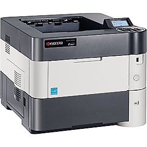 Kyocera 1102T72US0 ECOSYS P3055dn Black & White Network Printer, 5 Line LCD Screen with Hard Key Control Panel, Up to Fine 1200 DPI Print Resolution, Wireless and Wi-Fi Direct Capability