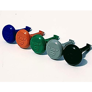 Steak Pinz - Grill Safe, Reusable Nylon Food Markers for Marking Desired Grilling Temperature, Spiciness, or Marking Dietary Restrictions - Made in The USA. (Pack of 32 Pinz