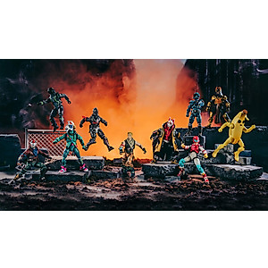 Fortnite The Chapter 1 Collection - Ten 4” Action Figures, Featuring Recruit (Jonesy), Black Knight, Rust Lord, The Visitor, Drift, DJ Yonder, Ice King (Gold), Peely, Rox, Eternal Voyager