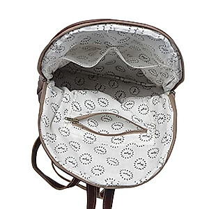 Myra Bag Splendour In White Leather & Hairon Bag S-4725