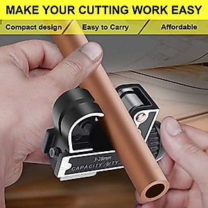 Spurtar Mini Tubing Cutter Pipe Cutter Tube Cutter Tool 1/8 to 1-1/8 inch (3-28mm) for Copper Pipe, Brass Pipe, Aluminum Pipe