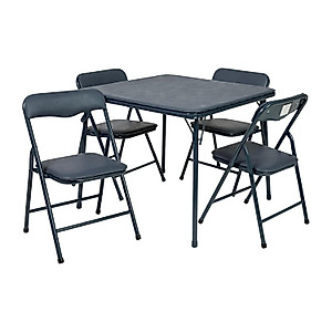 Flash Furniture Kids Game and Activity Table Sets, Navy 20.25 x 24 x 24