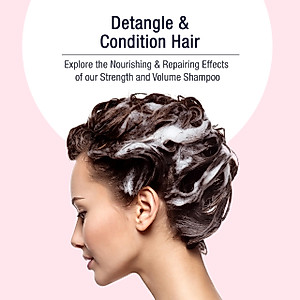 Climaplex Strength and Volume Shampoo - Soothing, Protective, Healing Properties - Contains Detangling Benefits - Adds Body and Enhance Shine - Suitable for All Hair Types - Cruelty Free - 13.52 oz