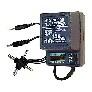n.a. Universal AC/DC Adaptor 300Ma Max DV-3467