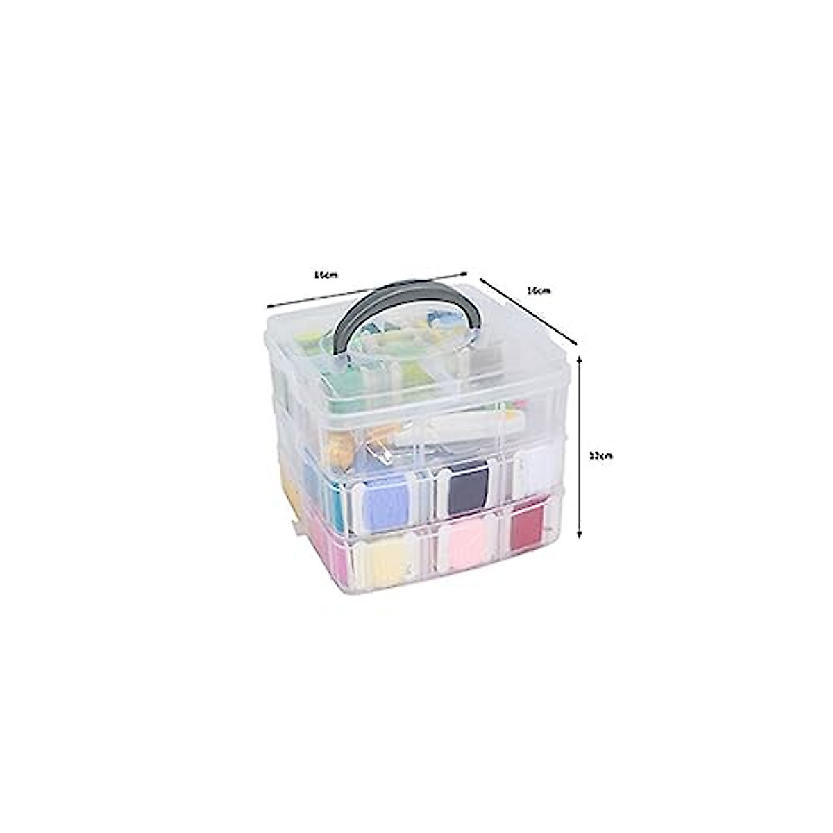 EXCEART Cross Stitch Kits 1 Set Embroidery Floss Set, Friendship Bracelet String Kit, String Bracelet Making Kit, 150 Pcs Embroidery Thread for DIY Sewing Use Cross Stitch Kit