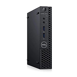 Dell OptiPlex 3070 Desktop Micro - Intel Core i5 9th Gen - i5-9500T - Six Core 3.7Ghz - 512GB SSD - 16GB RAM - Windows 10 Pro (Renewed)