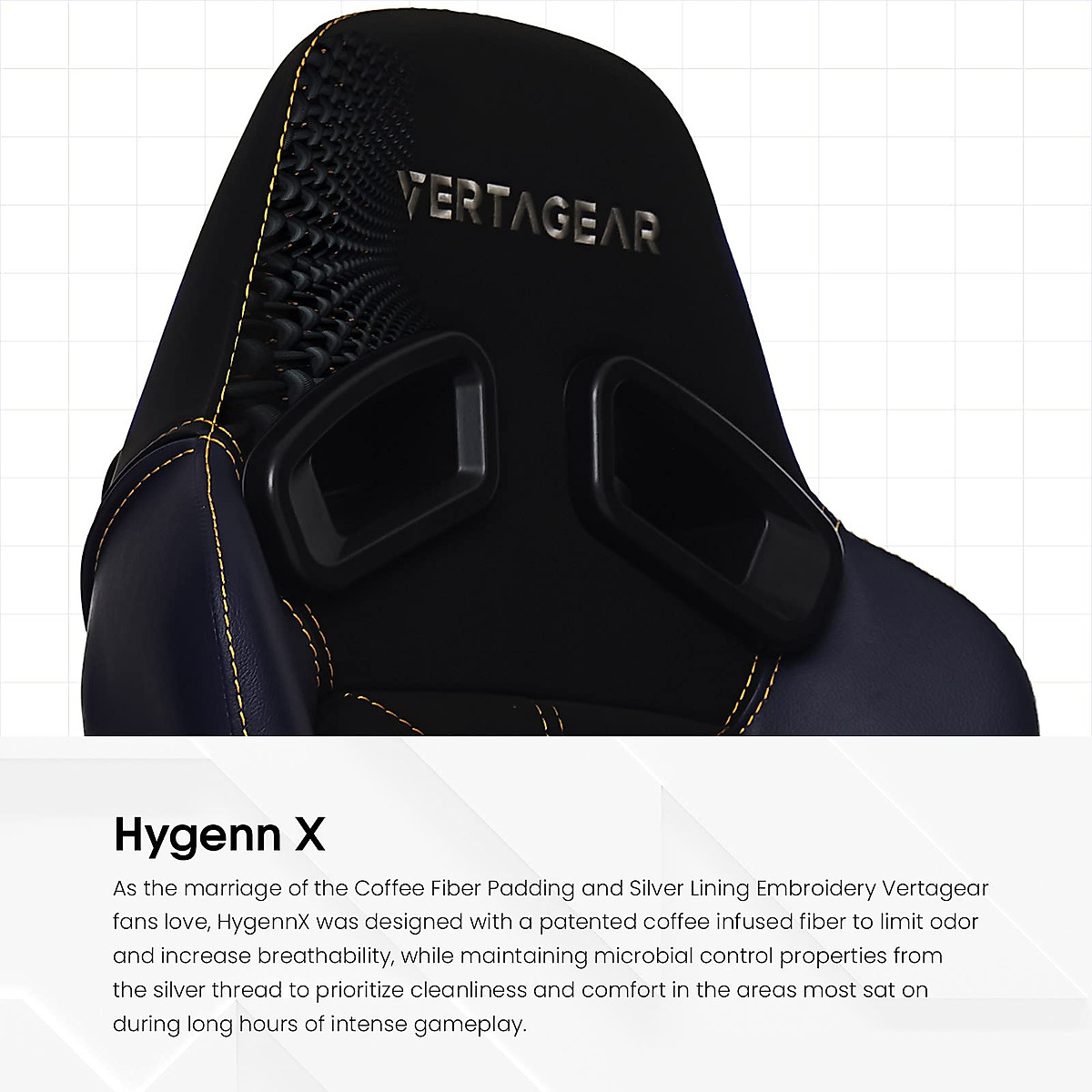 VERTAGEAR VG-SL5000_BK S-Line 5000 Gaming Chair, Large, Black/Carbon