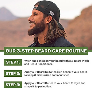 Live Bearded Beard Wash, 8 fl oz - Water-Based Face Cleanser with All-Natural Ingredients for a Gentle, Deep Clean - Made in the USA | Legend Scent - Sandalwood, Vanilla