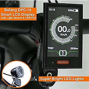 ETEK Hunter e Bikes for Adults Electric - 2X 48V 15Ah Panasonic Battery - BAFANG 1000W MID-Drive Motor Electric Bicycles for Men - CST 26" x4.0 Fat Tire Electric Bike | Shimano 7 Gears Mountain Bike