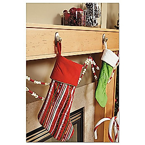 Command FC12BNES Adhesive Mount Metal Hook, Medium, Brushed Nickel Finish, 1 Hook & 2 Strips/Pack