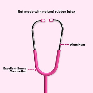 Breast Cancer Awareness Ribbons Hot Pink Gemscope Stethoscope