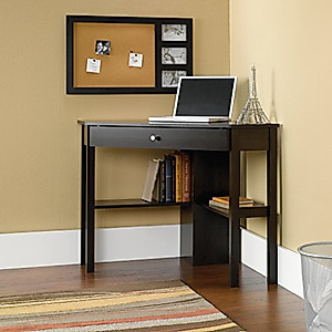 Sauder Beginnings Corner Computer Desk, Cinnamon Cherry finish