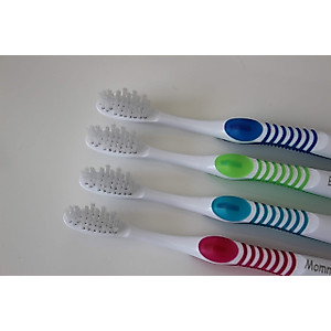 Personalized Gift Personalized TOOTHBRUSHES 4 Pack Manual Toothbrush Adults Any Name/Message Engraved