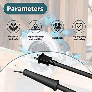 Replacement Power Cord 664463-0 (2X14X8 Sj) for Makita Circular Saw Polishing and Sanding Machine,Heavy Duty Cord for Makita Power Tool Replacement Component Accessories