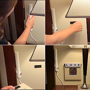 FixZilla 30 Sets Hook and Loop Strips with Adhesive - 1x4 Inch - Strong Back Adhesive Fasteners Tape, Black