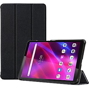 ProCase for Lenovo 8.0 Inch Tab M8 Gen 3 2022/ Smart Tab M8 Gen 3 2022/Tab M8 HD LTE 2021/ Tab M8 HD/Smart Tab M8/Tab M8 FHD 2019, Slim Hard Shell Protective Cover for Lenovo M8 8" Tablet -Black