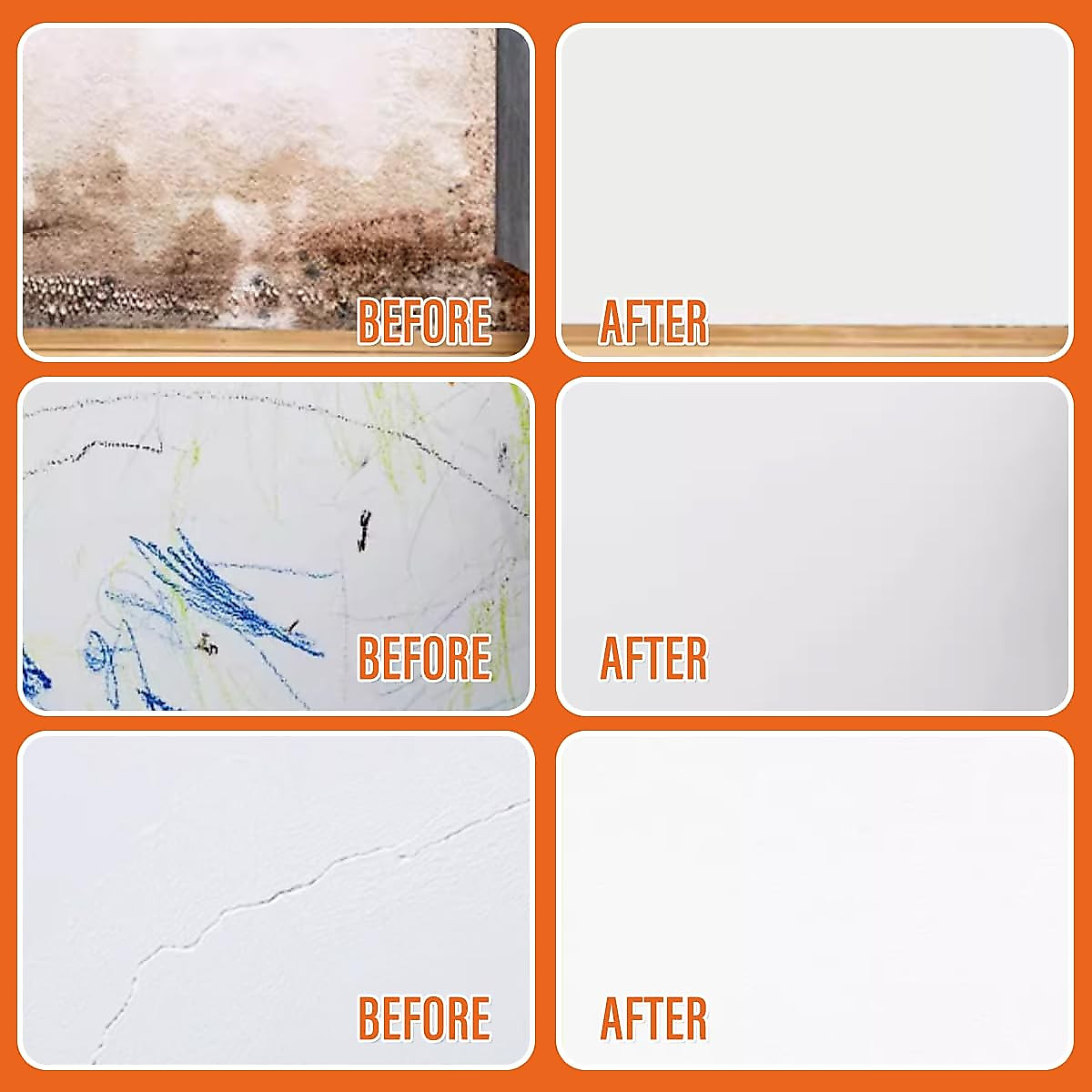 White Wall Paint, White Paint for Wall, Water Based White Touch Up Paint for Walls, Ceiling, Low Odor Small Roller Brush Wall Repair, DIY Wall Small Roller Paint (1 Pcs, 120g, White)