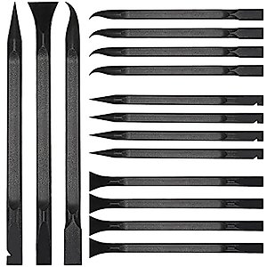18 Pieces Non-Scratch Plastic Scraper Tool Carbon Fiber Plastic Scraper Multi-Purpose Scraper Pen-Shaped Scraper Cleaning Scraper Tool for Cleaning Small and Narrow Space