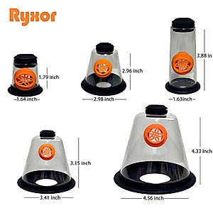 Ryxor Pet Oxygen Mask - 5 Sizes, 7 Feet Tubing - Veterinary Designed Breathing Aid for Dogs & Cats - Helps Relieve Breathing Distress from CHF, Tracheal Collapse, Asthma - Vet, EMS, Use（Purple）