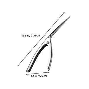 FELTECHELECTR 1 Set Stainless Steel Shrimp Opener Seafood Shell Peeler Shrimp Prawn Peeler Shrimp Line Prawn Cleaner Tool Shrimp Cutter Deveiner Shrimp Cleaner Shrimp Shell Remover Wooden