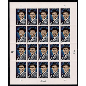 USPS Frank Sinatra Full Sheet of Twenty 42 Cent Stamps Scott 4265