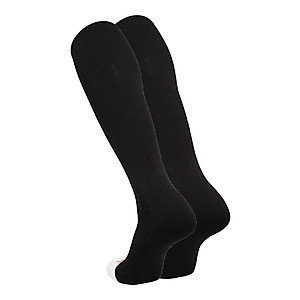 TCK Prosport Performance Tube Socks (Black, Medium)