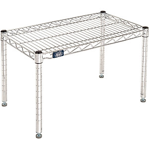 Nexel Chrome Wire Dunnage Rack, 24"W x 14"D x 14"H