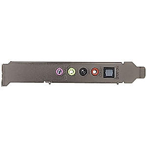 ASUS XONAR SE 5.1 Channel 192kHz/24-bit Hi-Res 116dB SNR PCIe Gaming Sound Card with Windows 10 compatibility