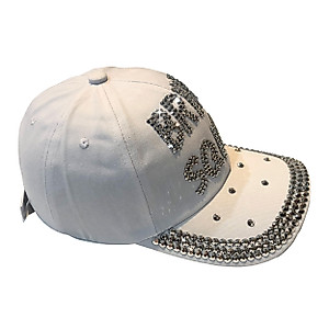 Popfizzy Bling Bride Squad Hat, White Bachelorette Party Hats, Bridesmaids Gifts, Team Bride, Bride Tribe, Bachelorette Gifts