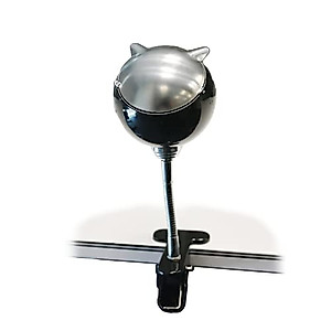 AIWFL Ash Tray with Lids, Windproof, Cigarette Ash Tray for Indoor or Outdoor Use，Ash Holder, Desktop Ash Tray for Home Office Decoration(Black)