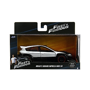 Fast & Furious 1:32 Brian's Subaru Impreza WRX STI Die-cast Car, Toys for Kids and Adults