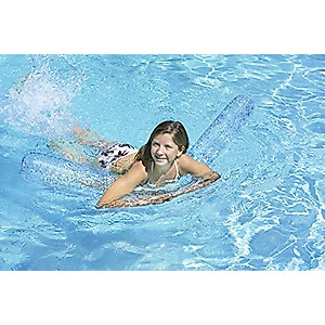 Poolmaster 81739 60-Inch Silver Glitter Swimming Pool Float Noodle, Multicolor